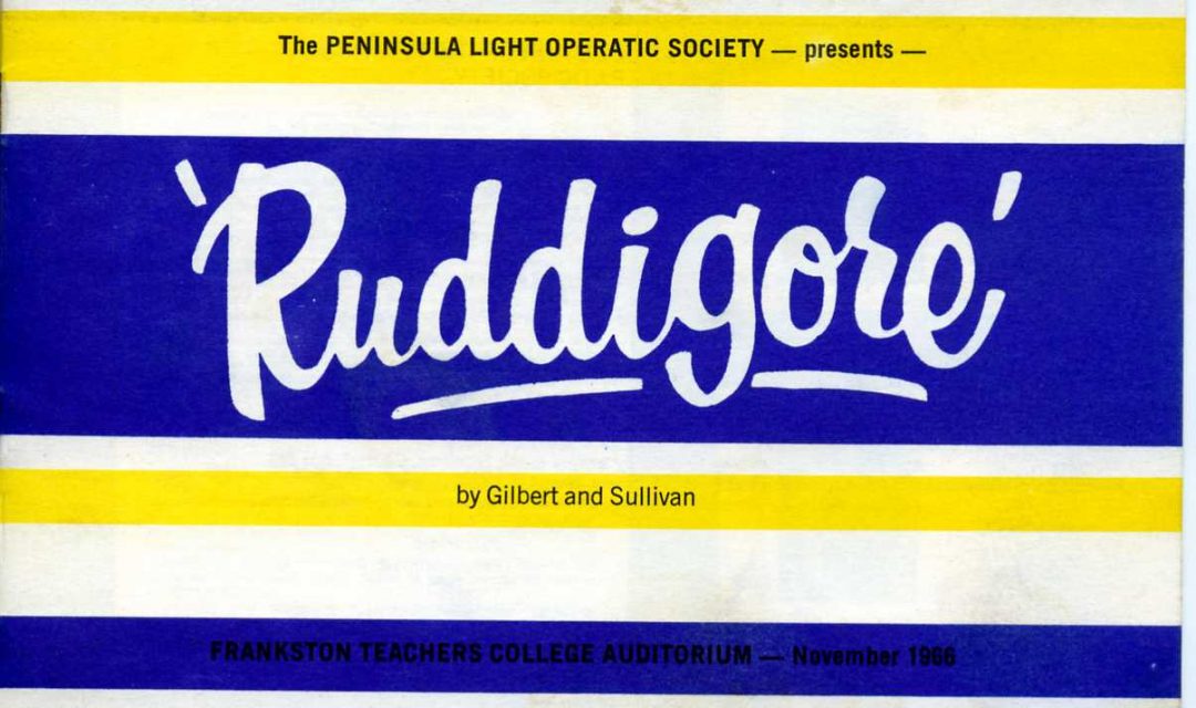 Ruddigore - PLOS Musical Productions